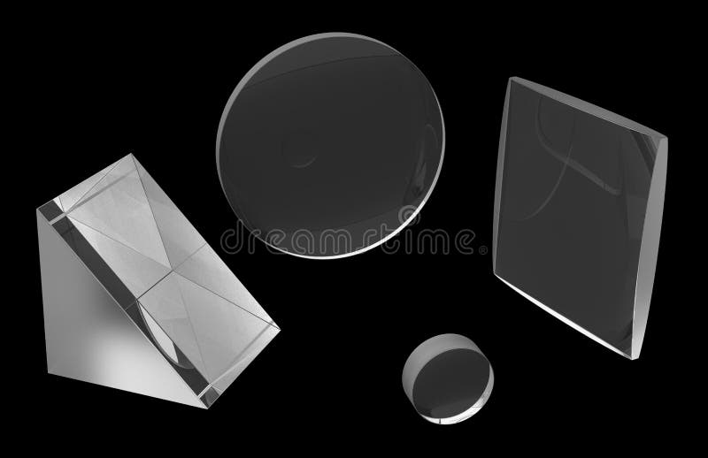 Optical glass blanks stock illustration. Illustration of extruded ...