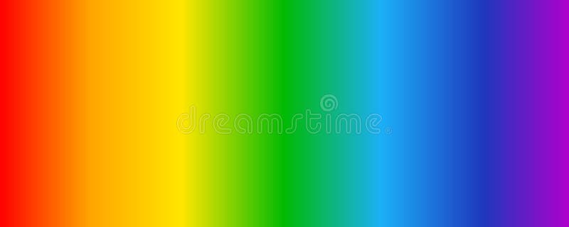 Optical Light Spectrum. Rainbow Gradient Background. Electromagnetic ...