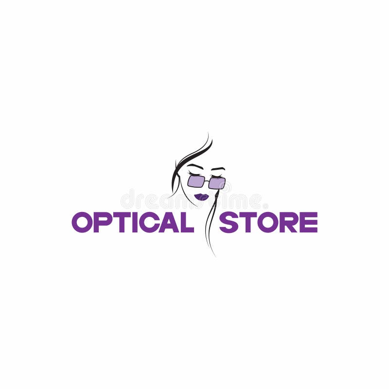 Optics store. stock vector. Illustration of production - 249058253