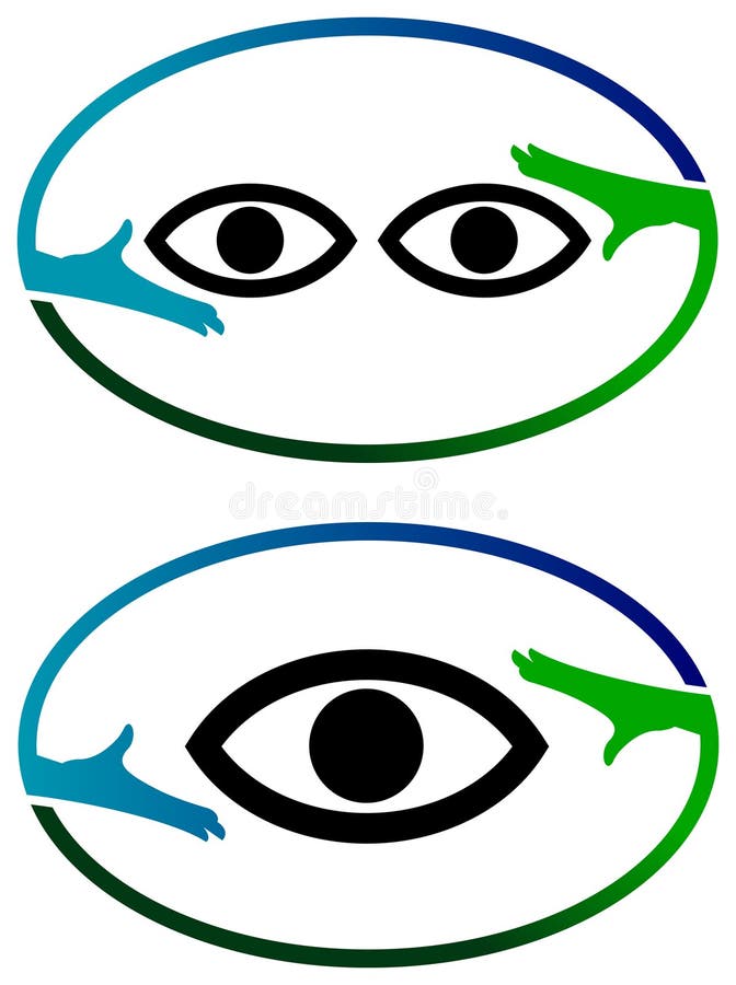 Optical logo stock vector. Illustration of healthy, design - 39366988