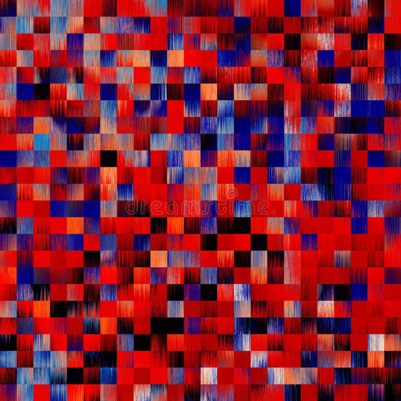 Optical Low Poly Pixel Grid Dye Blur Texture Background. Seamless ...