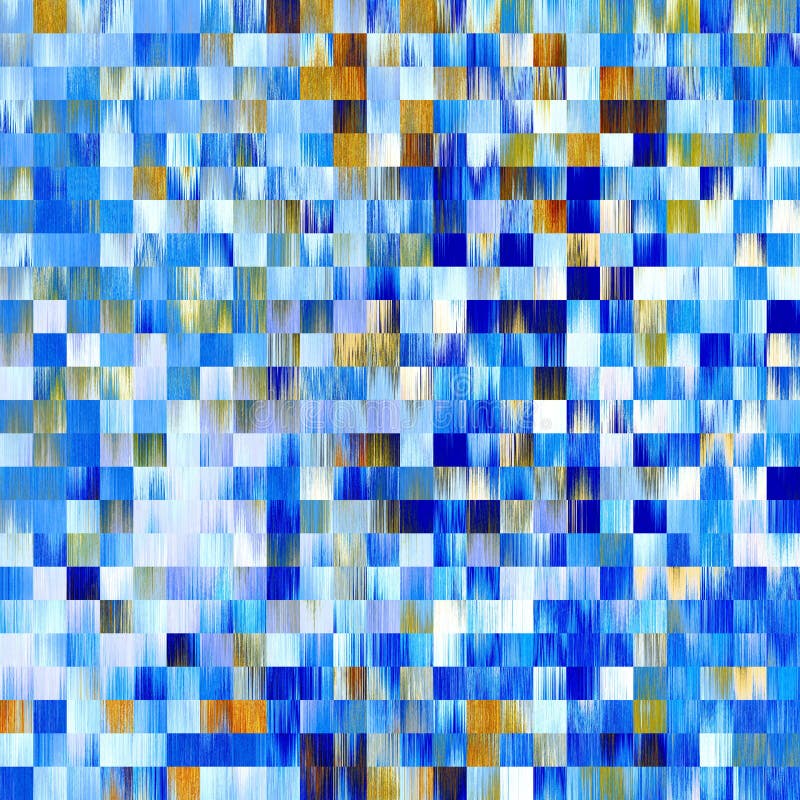 Optical Low Poly Pixel Grid Dye Blur Texture Background. Seamless ...