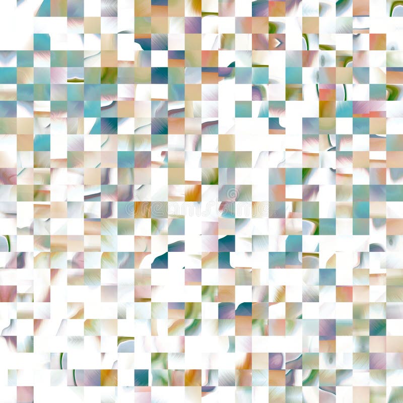 Optical Low Poly Pixel Grid Dye Blur Texture Background. Seamless ...