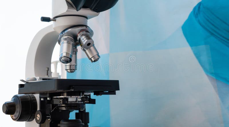 Optical Microscope in a Laboratory Stock Photo - Image of coronavirus ...
