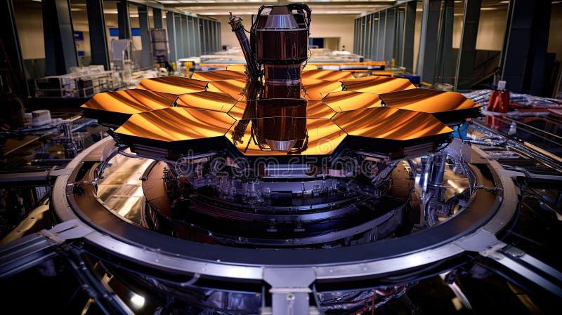 Optical Nasa Space Technology Stock Illustration - Illustration of ...