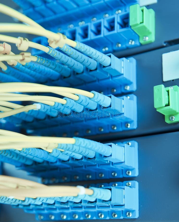 Network Servers In A Data Center Background IT Business Stock Image ...