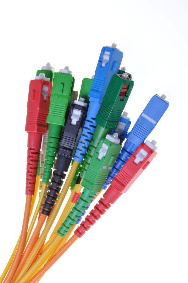 Optical Fibre Patch Cord stock image. Image of connection - 17269081