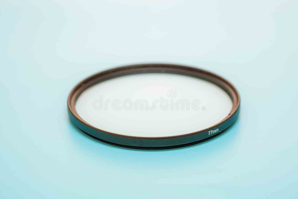 Optical Polarizing Filter for Photography Stock Image - Image of macro ...