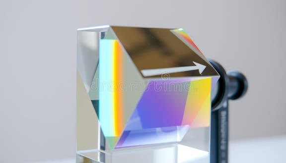 Optical Prism Light Refraction, Science Experiment and Rainbow Color ...