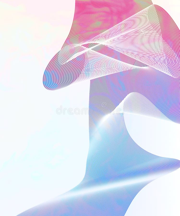 Optical ribbon illusion stock illustration. Illustration of effect - 562776