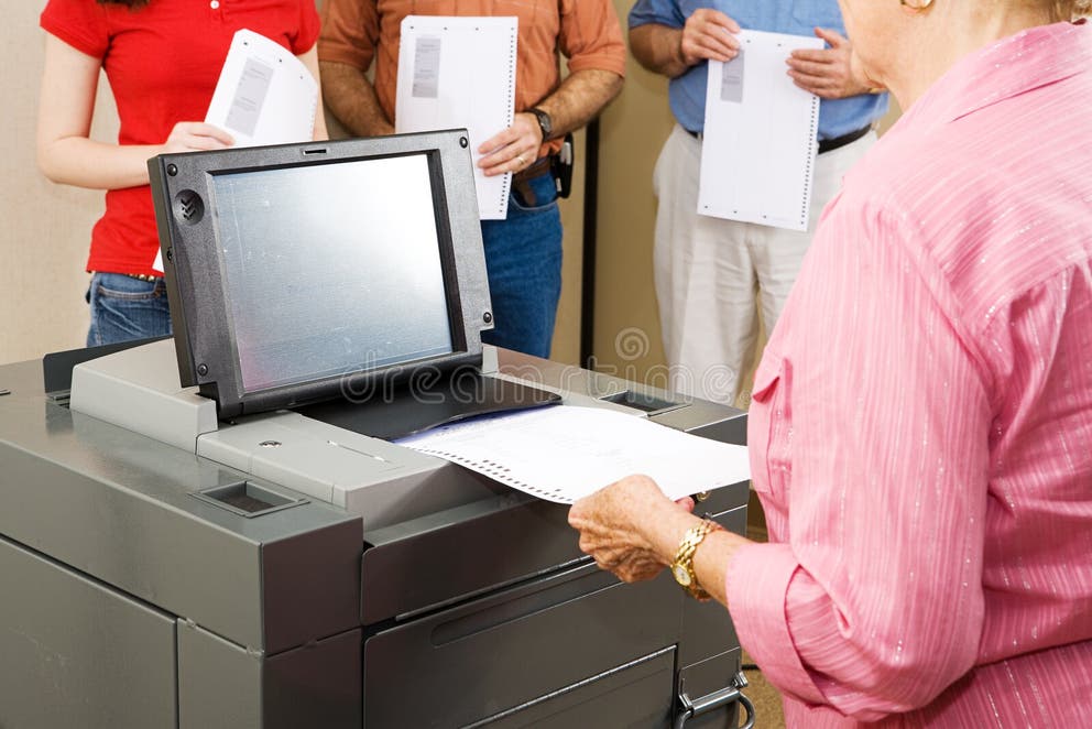 Optical Scanner Voting stock photo. Image of florida, accurate - 4562830