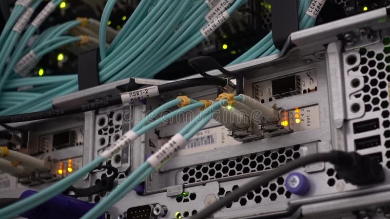 Optical Server is Located Behind the Iron Door of the Data Center ...