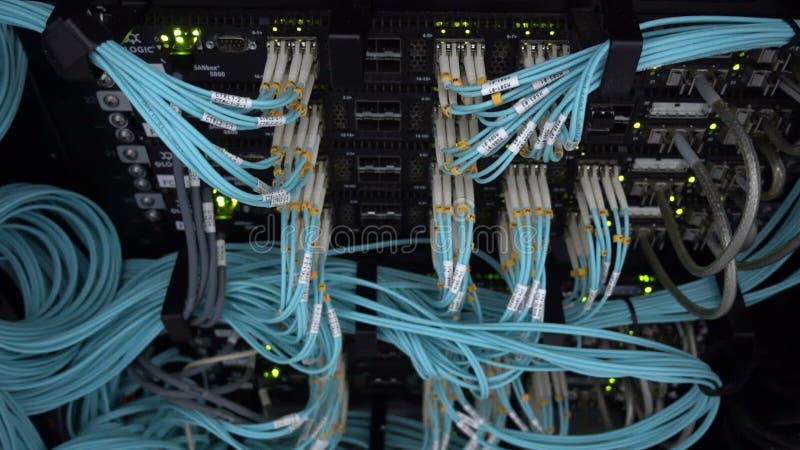 Optical Server is Located Behind the Iron Door of the Data Center ...