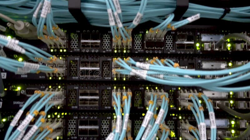 Optical Server is Located Behind the Iron Door of the Data Center ...