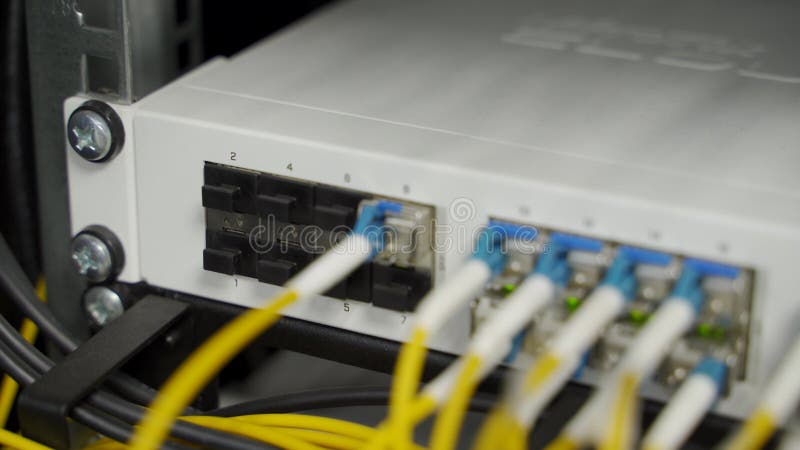 Optical Server is Located Behind the Iron Door of the Data Center ...