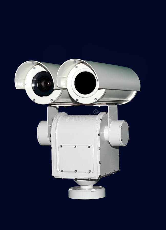 Optical Surveillance System Stock Image - Image of operator, system ...
