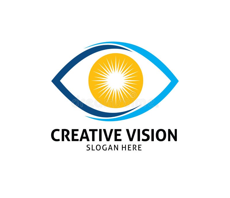 Optical Technology Eye Future Vision Vector Logo Design Stock ...