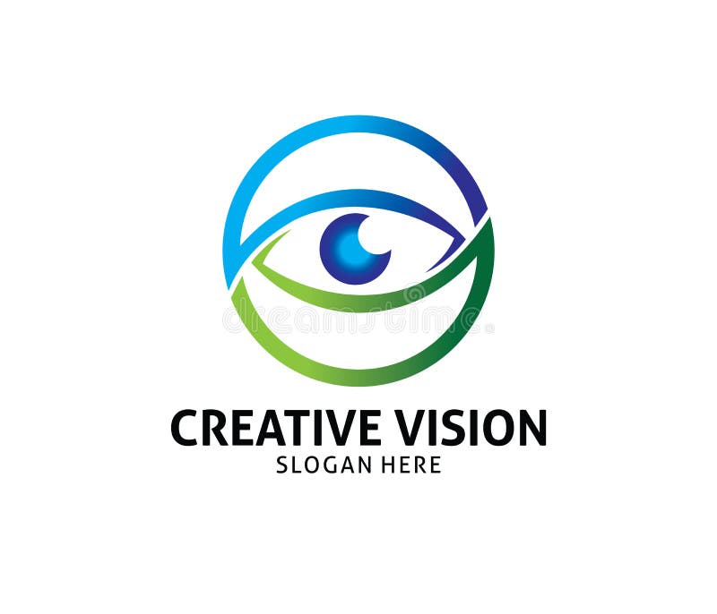 Optical Technology Eye Future Vision Vector Logo Design Stock ...