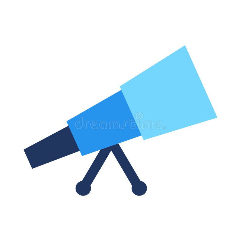 Optical Telescope Space, Discovery and Search Stock Vector ...