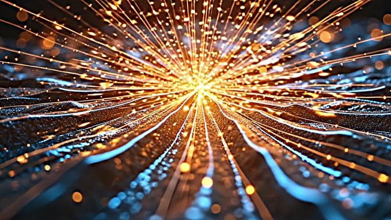 Optical Textures Burst Brightly in a Starburst, Creating Generative AI ...