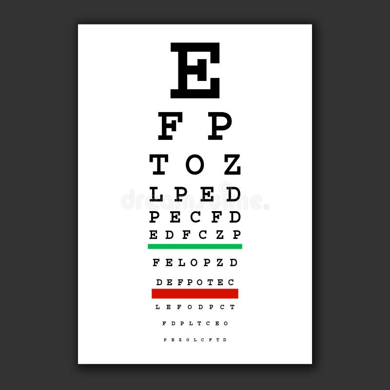 Eye Vision Test Logo Eye Spy Magnifying Glass Stock Vector ...