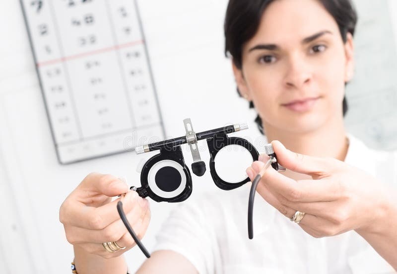At the Optician stock image. Image of eyes, glasses, healthcare - 1451889