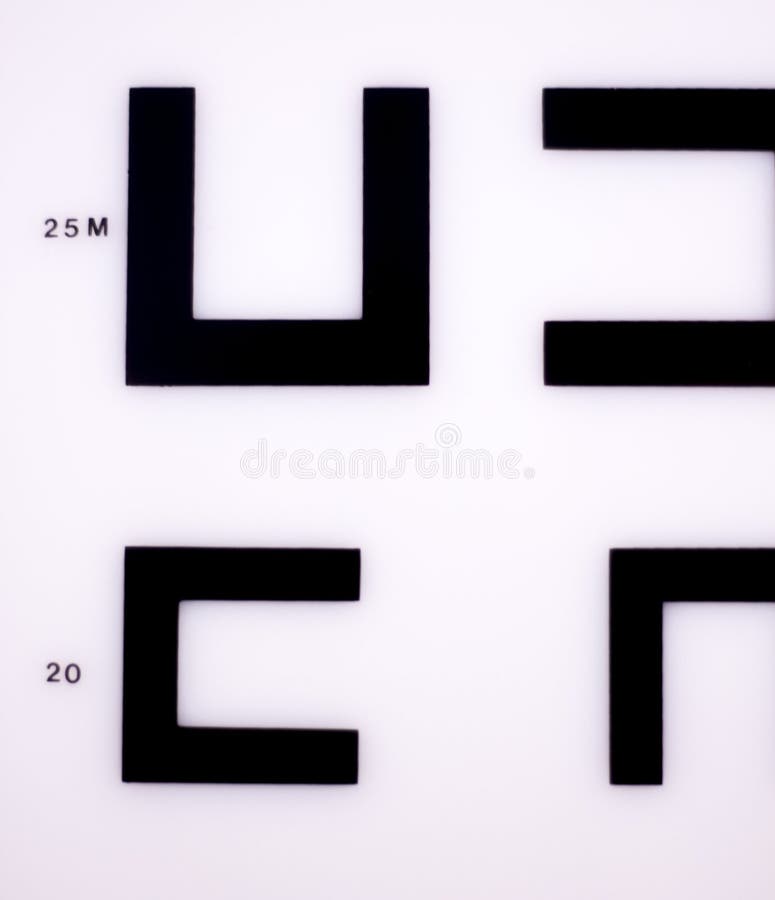 Optician eye test chart stock photo. Image of chart, care - 90757402