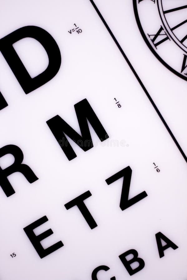 Optician eye test chart stock image. Image of optical - 91215819