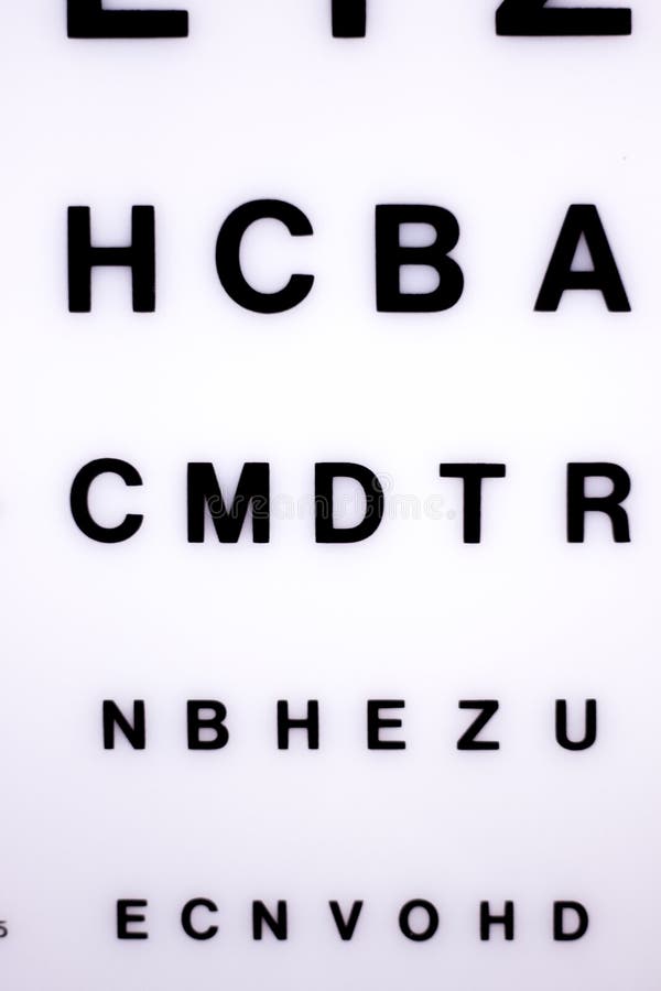 Optician eye test chart stock photo. Image of ophthalmologist - 91215890