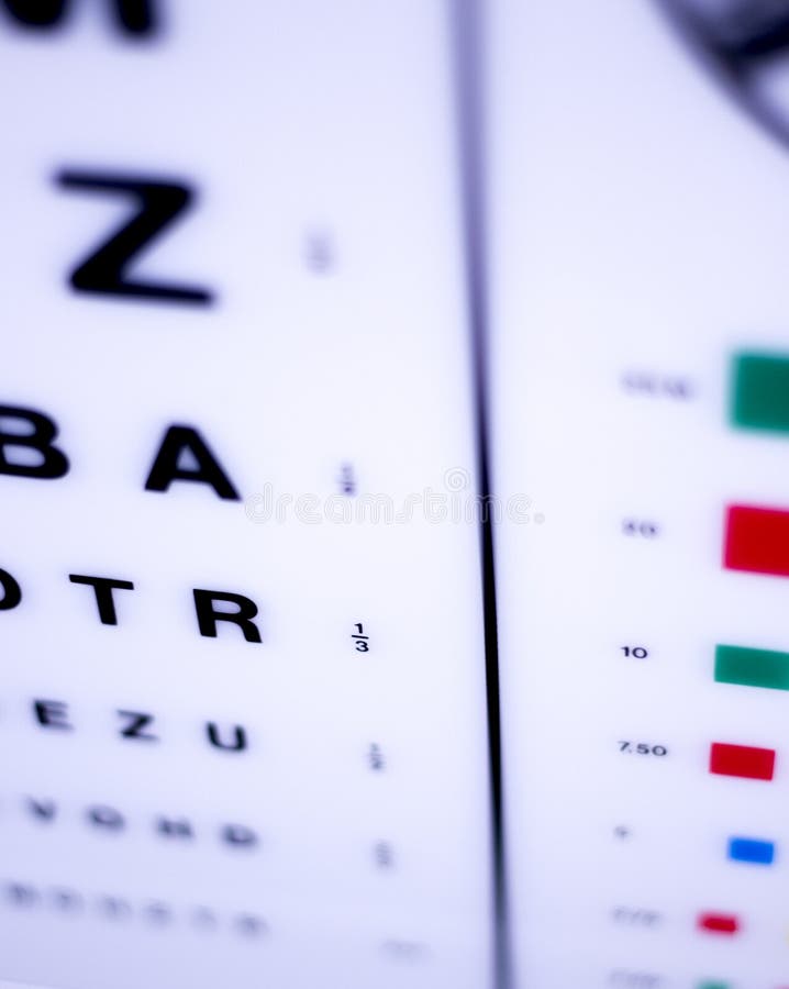 Optician eye test chart stock photo. Image of concept - 92805170