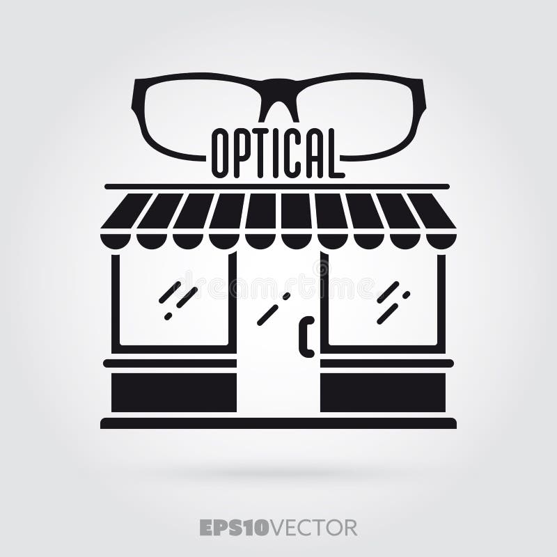 Optician Shop Vector Glyph Icon Stock Vector - Illustration of ...