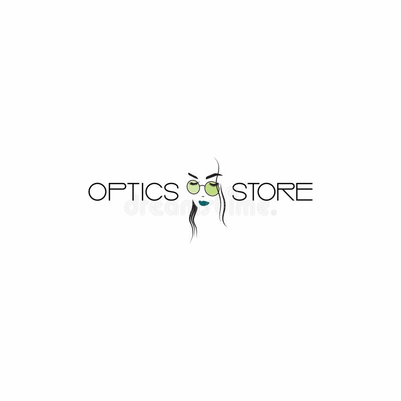 Optics store. stock vector. Illustration of salon, lens - 249242717