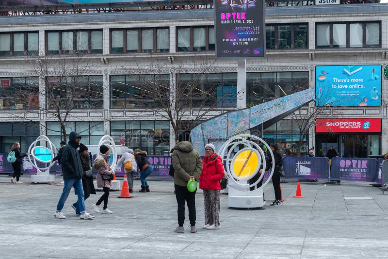 Optik Interactive Installation in Toronto Editorial Photography - Image ...