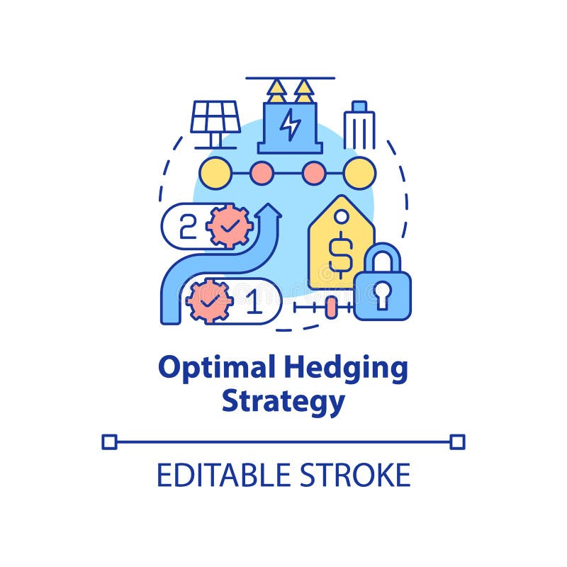 Optimal Hedging Strategy Concept Icon Stock Vector - Illustration of ...