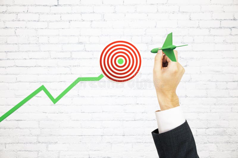 Optimisation du concept image stock. Image du main, dards - 87356379