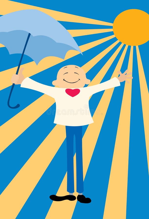 Optimisme illustration de vecteur. Illustration du gens - 23332398