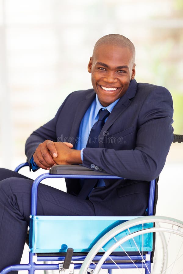 Optimistic Handicapped Businessman Stock Image - Image of confident ...