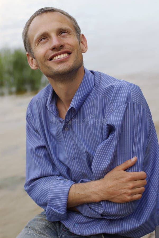 Optimistic Man stock image. Image of lifestyle, contemporary - 18080653