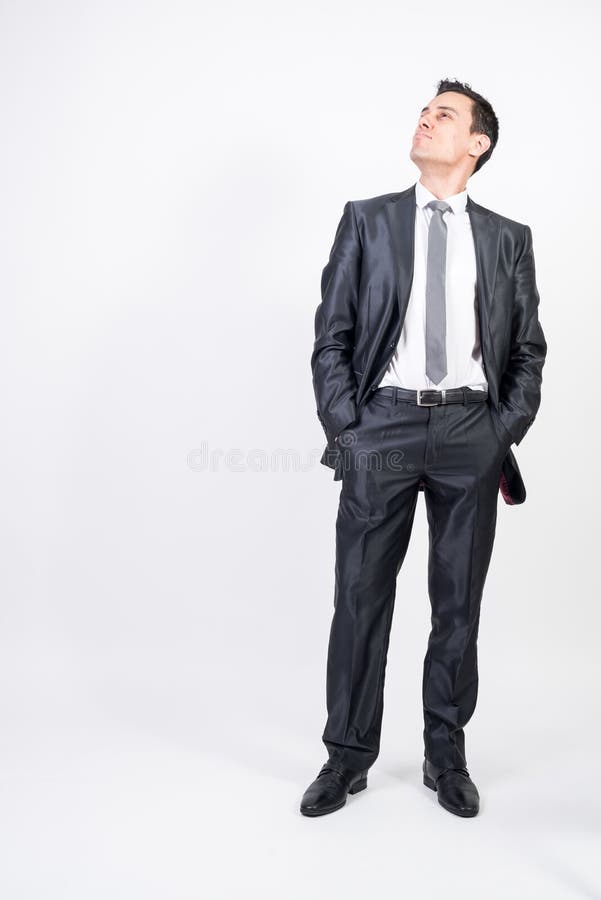 Optimistic man in suit stock photo. Image of suit, wear - 178600744
