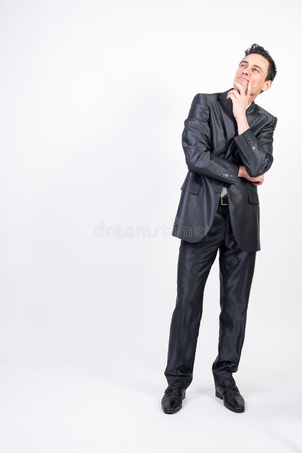 Optimistic man in suit stock photo. Image of suit, wear - 178600744