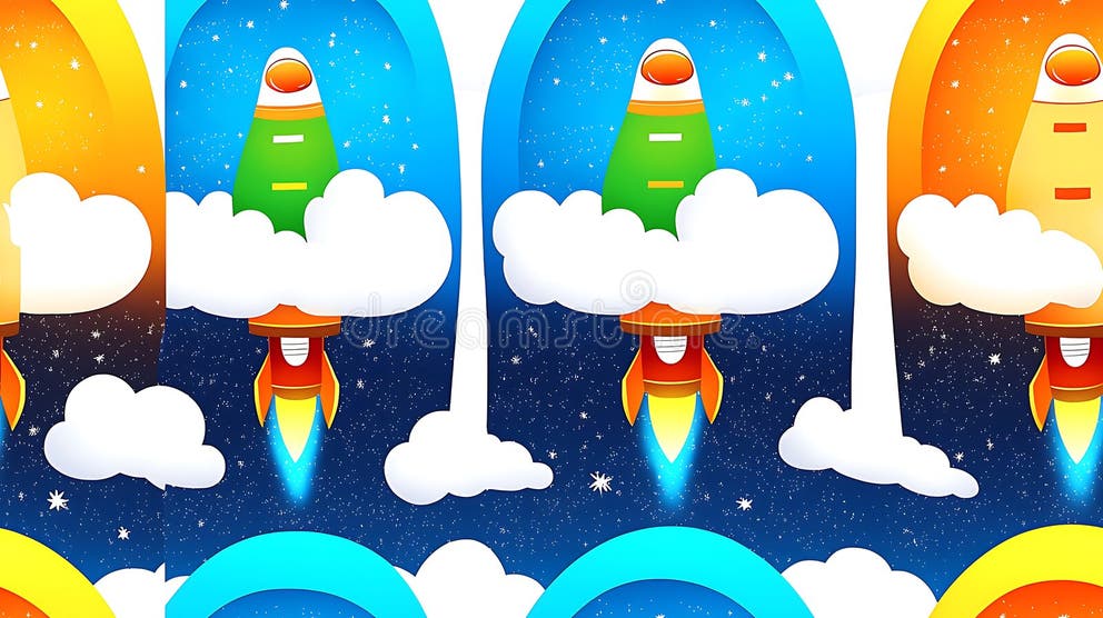 Cartoon Rocket Ships Stock Illustrations – 715 Cartoon Rocket Ships Stock Illustrations, Vectors ...