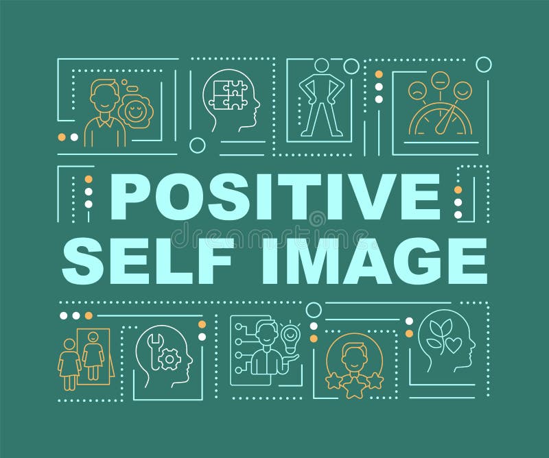 Optimistic Self Image Word Concepts Banner Stock Vector - Illustration ...