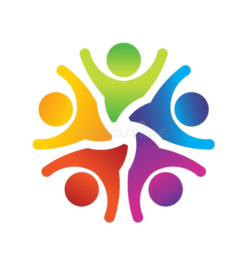 Optimistic people logo stock vector. Illustration of celebrate - 35138987