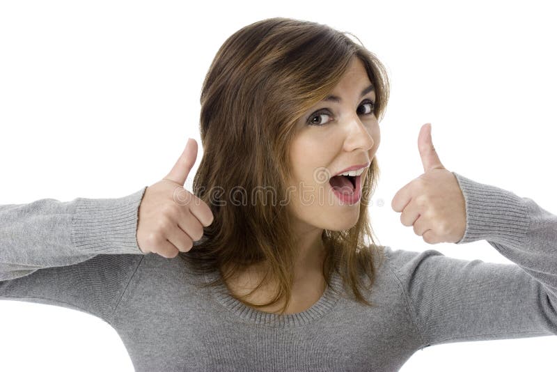 Optimistic young woman stock photo. Image of elegant - 12919832