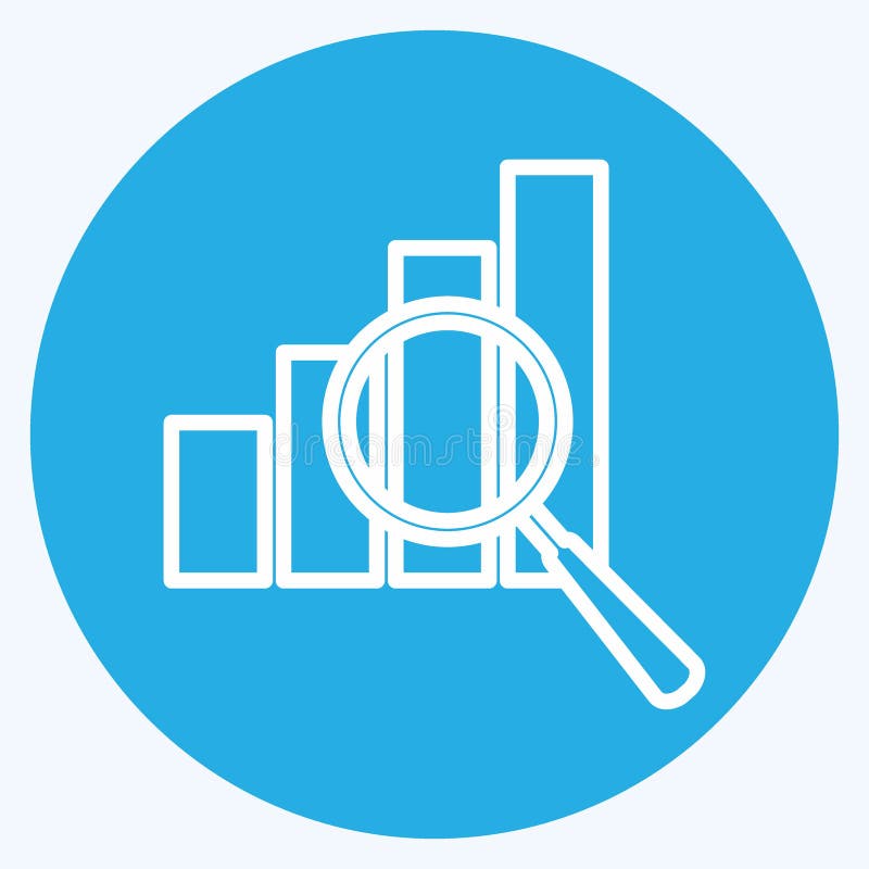Optimization Icon in Trendy Blue Eyes Style Isolated on Soft Blue ...