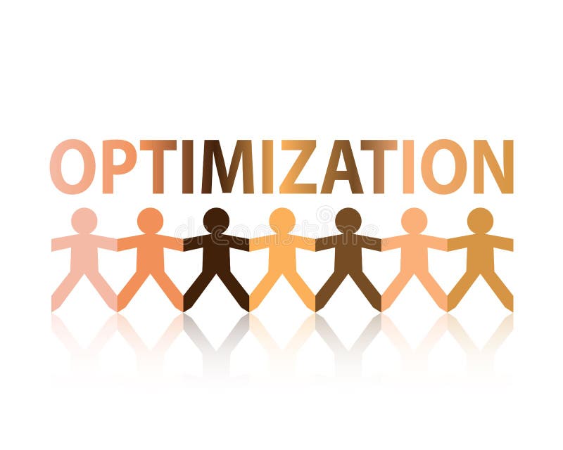 Optimization Paper People stock vector. Illustration of goal - 93931289