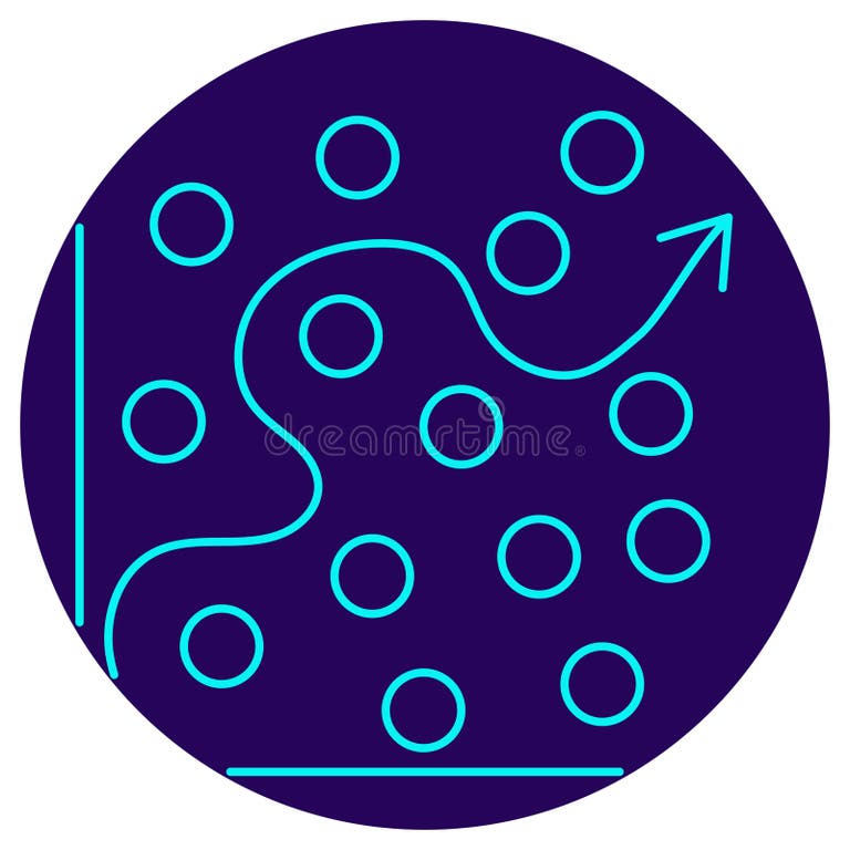 Optimization Path Icon. Decision Path Stock Vector - Illustration of ...