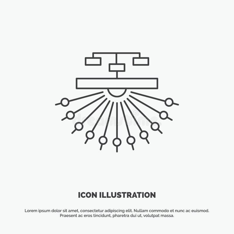 Optimization Site Site Structure Web Icon Line Vector Gray Symbol For Ui And Ux Website Or