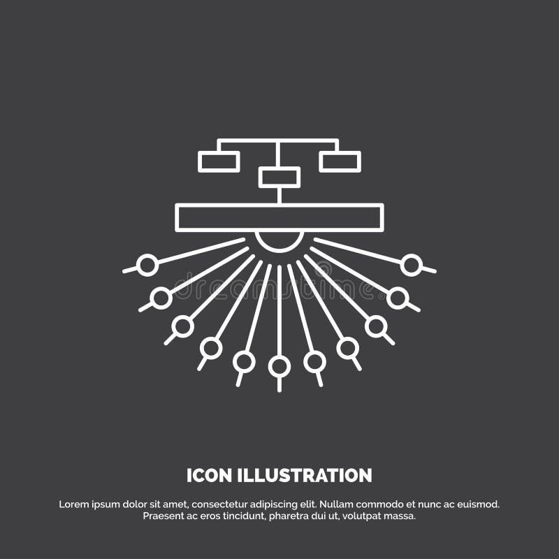 Optimization Site Site Structure Web Icon Line Vector Symbol For Ui And Ux Website Or