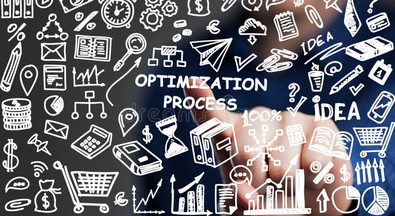 Optimization Software Technology Process System Business Concept ...